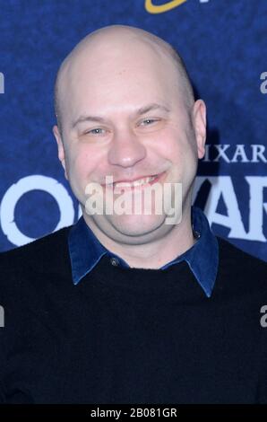 HOLLYWOOD, CA - FEBRUARY 18: Dan Scanlon (R) and Michele Scanlon attend ...