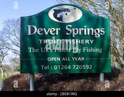 River Dever, Winchester, Hampshire, England, UK Stock Photo - Alamy