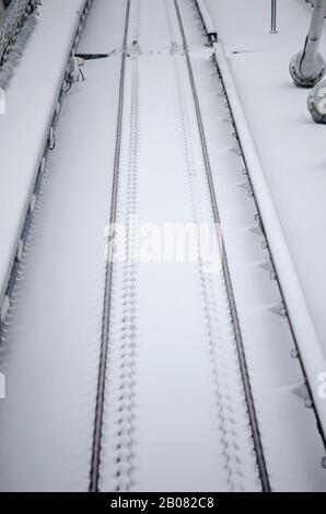 Snowy Subway in Istanbul Stock Photo - Alamy
