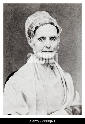 Frederick Gutekunst - Lucretia Coffin Mott Stock Photo - Alamy