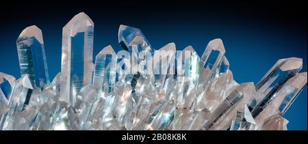 Quartz is a mineral composed of silicon and oxygen atoms in a ...
