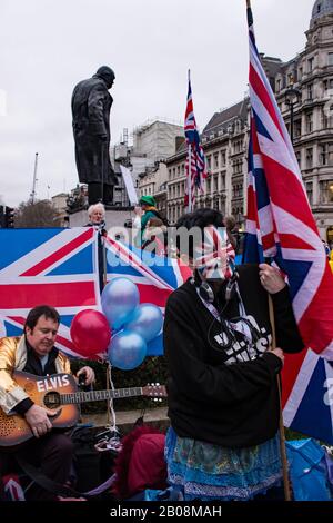Brexit Day Celebrations Stock Photo - Alamy