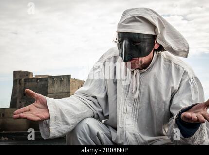 Traditional Neapolitan mask, Naples, Italy Stock Photo - Alamy