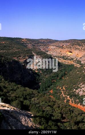 Libya, Near Benghazi, Jabal Al Akhdar Mountains (Green Mtns Stock Photo ...