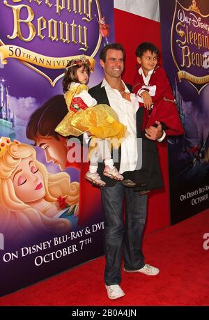 Cameron Mathison with Leila and Lucas Sleeping Beauty - 50th ...