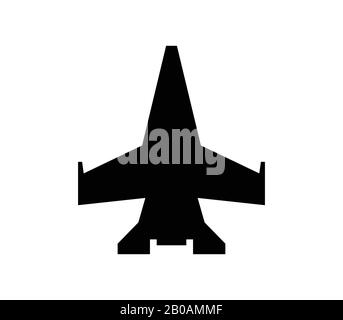 jet icon illustrated in vector on white background Stock Vector Image ...