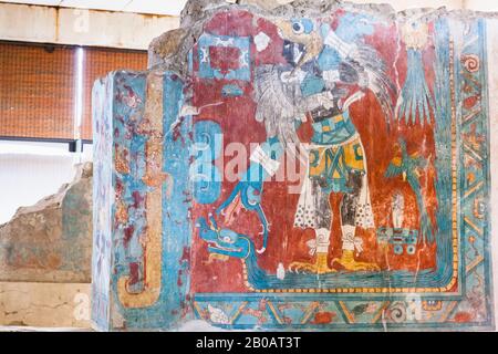 Palace of Cacaxtla archaeological site, Tlaxcala, Mexico, Central ...