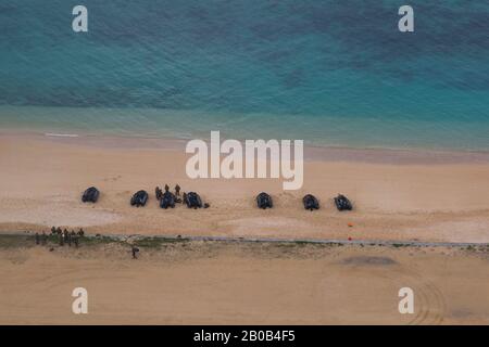 KIN BLUE, OKINAWA (Feb. 9, 2020) Landing Craft Air Cushion 09 assigned ...