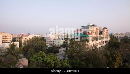 Aerial view of Hyderabad city Stock Photo - Alamy