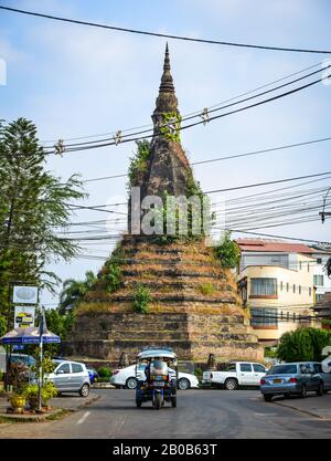 That Dam, ancient black stupa believed to house a mythological Naga ...
