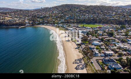 Aerial View of Kingston Beach Tasmania Stock Photo - Alamy