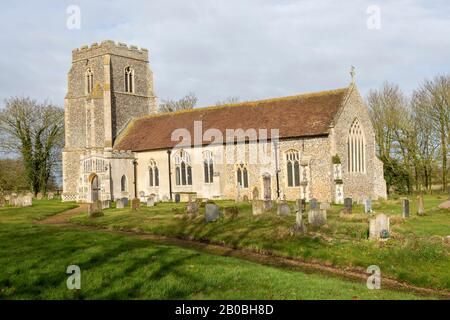 Village parish church Tannington, Suffolk, England, UK Stock Photo - Alamy