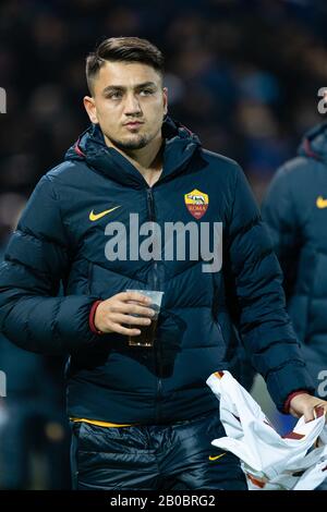 Cengiz Under of AS Roma during the Serie A match between Roma and Lazio ...