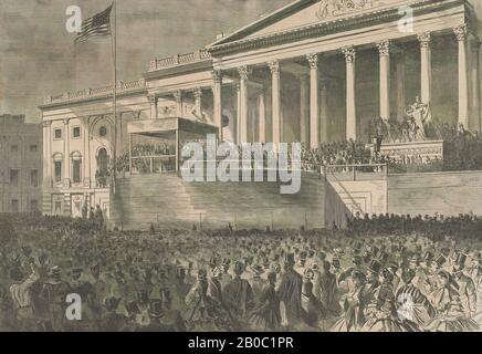 Inauguration of Abraham Lincoln Stock Photo - Alamy
