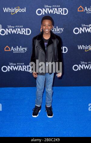 Ramon Reed at the world premiere of the movie 'Onward: No Half Things ...