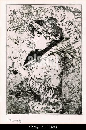 Jeanne (Spring) 1882 by Edouard Manet Stock Photo - Alamy