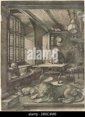 Albrecht Dürer - St Jerome His Study 1514 Stock Photo - Alamy