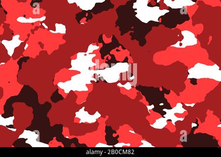 red and gray camouflage pattern background and texture. close-up ...