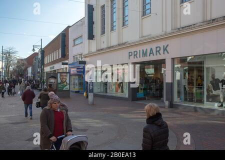 Chatham town centre Kent pedestrianised shopping area UK Stock Photo ...