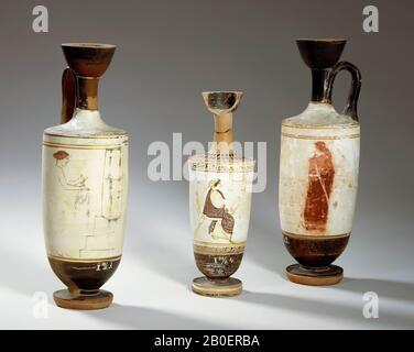 White-Ground Lekythos, Sabouroff Painter, Athens, Greece, 460 - 450 B.C ...