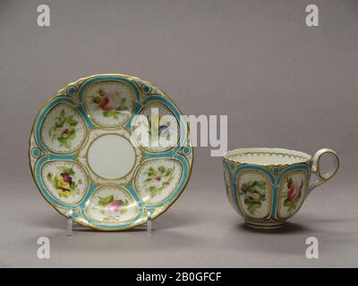 Minton Porcelain Manufactory, Stoke-on-Trent, Cup and Saucer, 1901 ...
