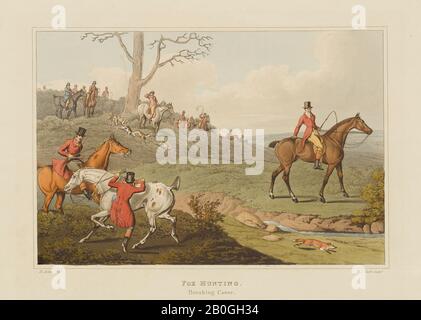 John Heaviside Clark, Fox Hunting: Breaking Cover, 1780–1863, color ...