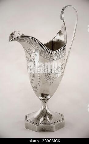 Hester Bateman, Cream Jug, 1789/90, silver Stock Photo - Alamy