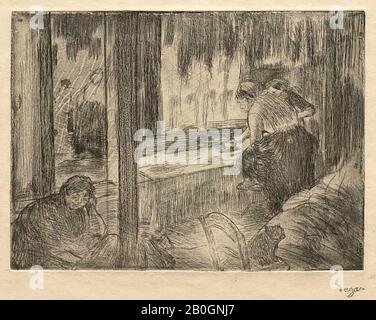 The Laundresses (The Ironing) (Les Blanchisseuses [Le Repassage]) Edgar ...