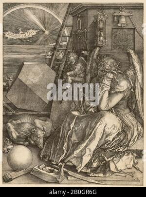 ‘Melencolia I’ by Albrecht Dürer (1471-1528) on of his 3 master ...