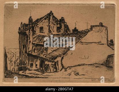 Unknown, La Maison de Mimi Pinson, 1924, etching on paper Stock Photo ...