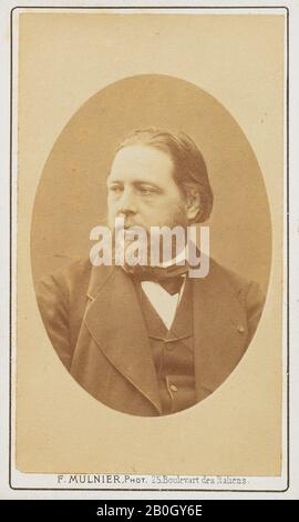 Ferdinand J. Mulnier, Jules Breton, Carte-de-Visite, 1867–71, albumen ...