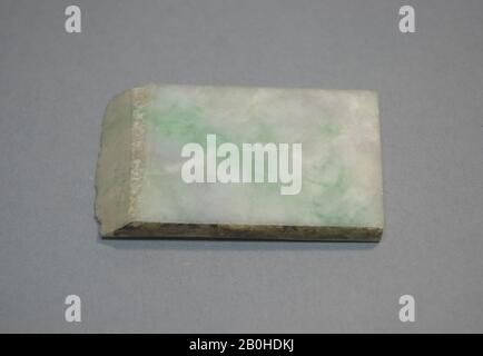 Plastic Box with Piece of Burma Jadeite 20th century China. Plastic Box ...