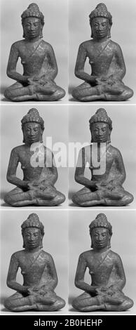 Seated Buddha 9th century Indonesia (Java). Seated Buddha 39023 Stock ...