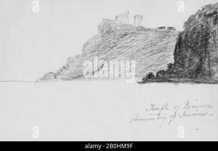 Temple of Minerva (from Sketchbook) 1904 Mary Newbold Sargent. Temple ...