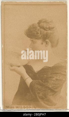Miss Wilson, from the Actresses series (N203) issued by Wm. S. Kimball ...