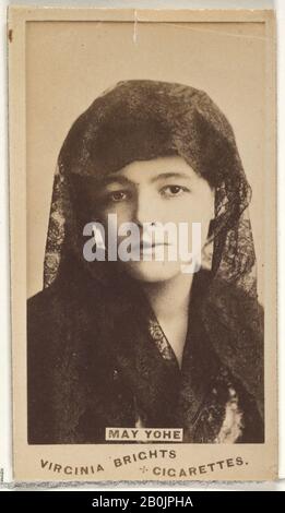 May Yohe, from the Actresses series (N245) issued by Kinney Brothers to ...