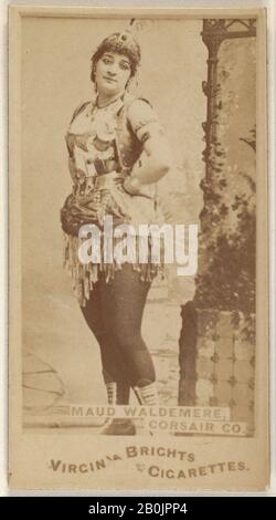 Maud Waldemere, from the Actresses series (N203) issued by Wm. S ...