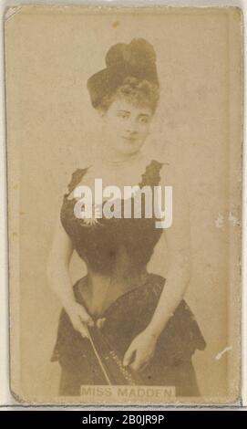 Miss Madden, from the Actors and Actresses series (N45, Type 8) for ...