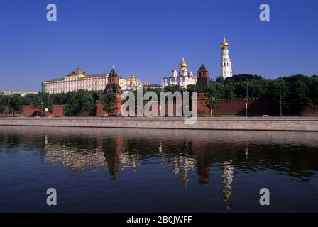 Kremlin wall at Moscow Russian Moskva city National capital of Russia ...