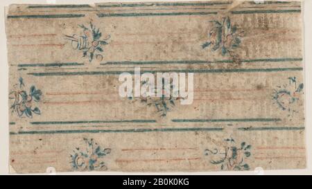 Sheet with two borders with floral and geometric patterns 1948 by ...