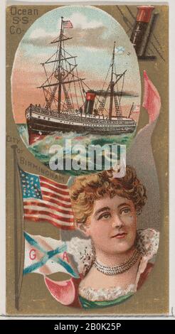 Ocean Steamship Company, from the Ocean and River Steamers series (N83 ...