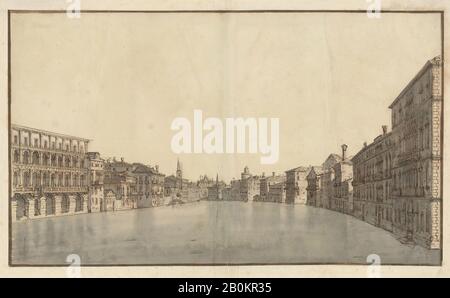 The Grand Canal from Ca'Moro-Lin and Ca'Foscari to the Carita 1975 by ...