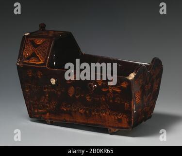 Cradle 18th century British, Staffordshire. Cradle. British ...