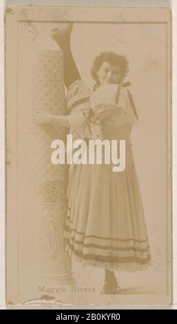 Maggie Rivers, from the Actresses series (N245) issued by Kinney ...