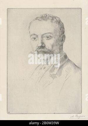 Portrait of Edward D. Adams from a Trial Plate 1921 by Alphonse Legros ...