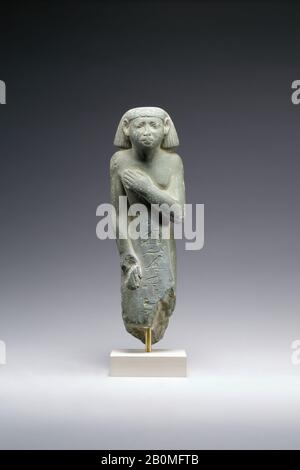 This Middle Kingdom statuette, reinscribed for Harsiese, High Priest of ...