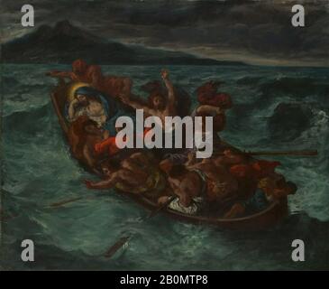 Christ Asleep during the Tempest, Eugene Delacroix, circa 1853 ...