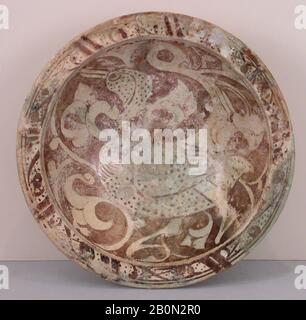 Bowl. Syria, late 12th-first half of 13th century. Ceramics. Fritware ...