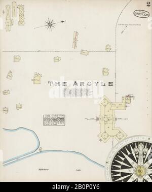 Vintage map / plan of Babylon Stock Photo - Alamy