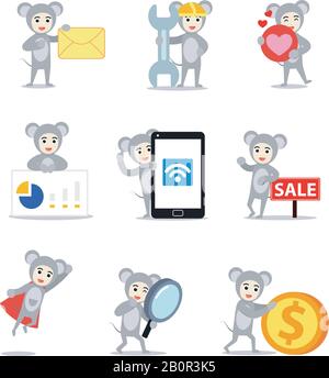 Super hero mouse character cartoon style Stock Vector Image & Art - Alamy